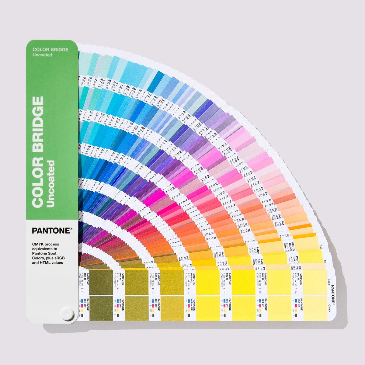 מניפת השוואת צבעי CMYK לצבעי פנטון- CMYK to Pantone Color Bridge Set